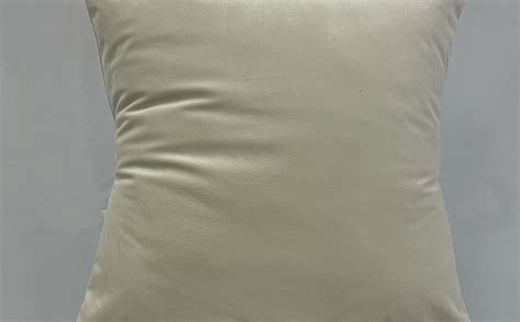 Ivory Velvet Pillow