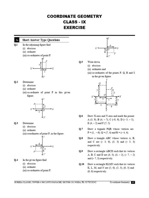 03 co ordinate geometry part 2 pdf cartesian coordinate system mathematical notation