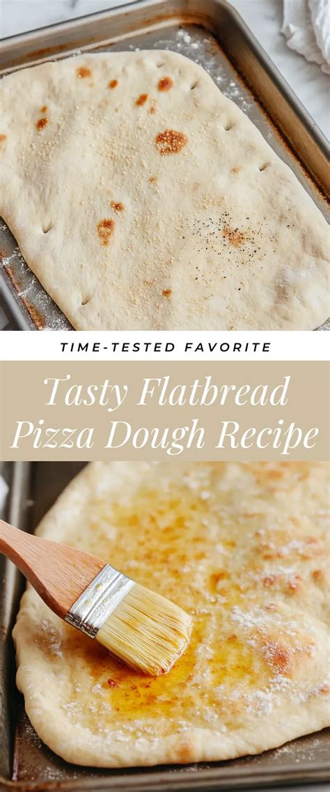 Quick Flatbread Pizza Dough Recipe Homemade Flatbread Homemade Flatbread Pizza Dough