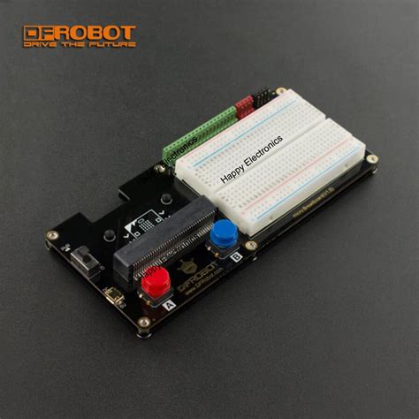 Dfrobot Micro Breadboard Micro Bit Expansion Board With Io Pin Female Header Ab Button Support