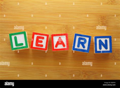 La Palabra Aprender Fotografías E Imágenes De Alta Resolución Alamy
