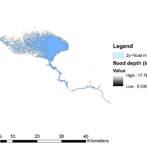 100 year recurrence interval flood inundation map download scientific