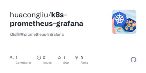 GitHub huacongliu k s prometheus grafana k s部署prometheus与grafana