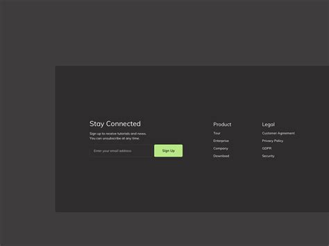 Day Footer UI Design Behance