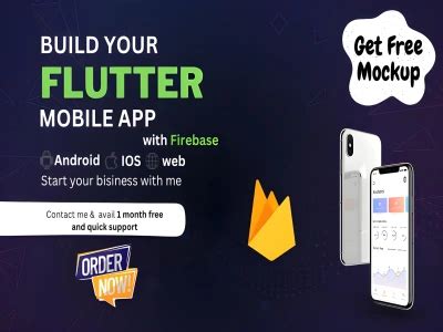 Flutter Mobile Android IOS App And Web With Firebase Backend Upwork