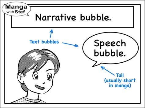 Text Bubbles And Their Variations Manga With Stef