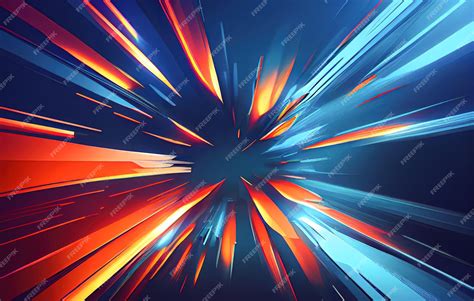 Premium Photo Dynamic Abstract Background Motion Animation Generative Ai