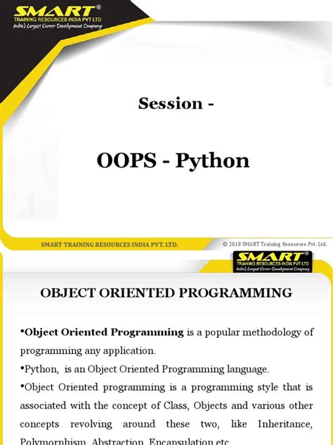 oops python pdf method computer programming inheritance object