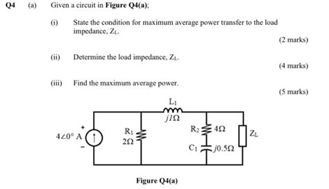 Solved Q A Given A Circuit In Figure Q A I State The Chegg Com