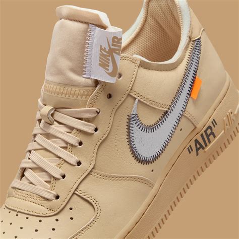 Off White Nike Air Force 1 Low Sesame 2025 Release Info