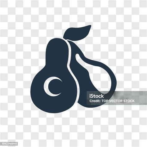 투명 한 배경 아보카도 투명도 로고 디자인에 고립 된 아보카도 벡터 아이콘 0명에 대한 스톡 벡터 아트 및 기타 이미지 0명 감귤류 과일 과일 Istock