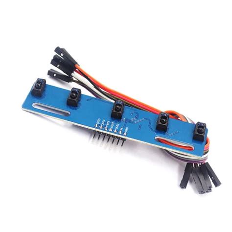 Five Channel Tracking Sensor Five Channel Infrared Tracking Sensor Module Tcrt L Buy Five