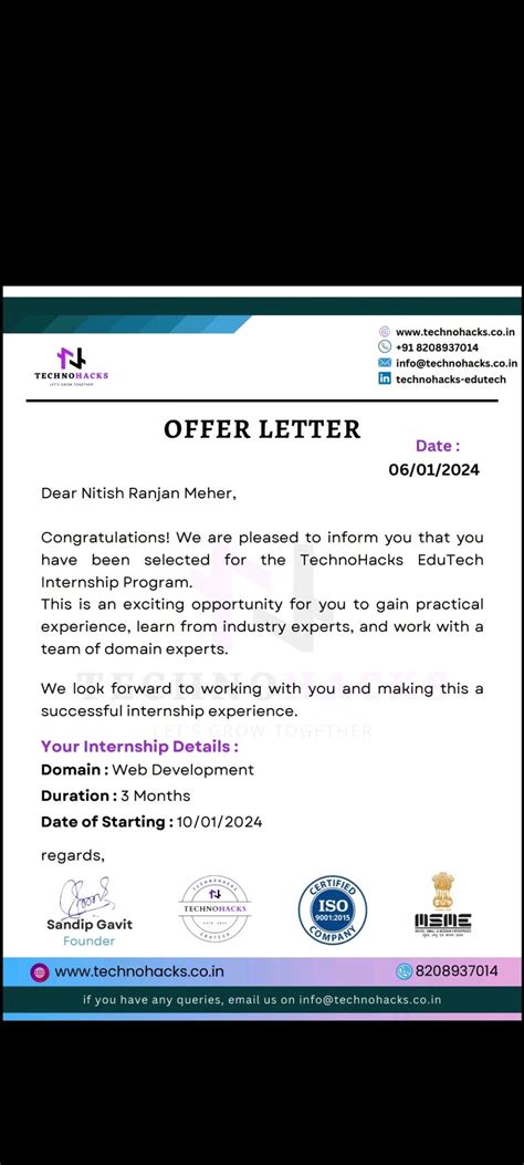 nitish meher on linkedin technohacks edutech official technohacks edutech