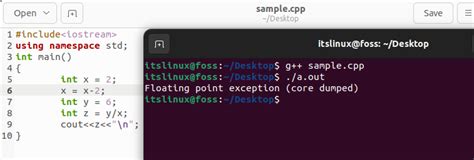How To Fix Floating Point Exception Core Dumped” Error Its Linux Foss
