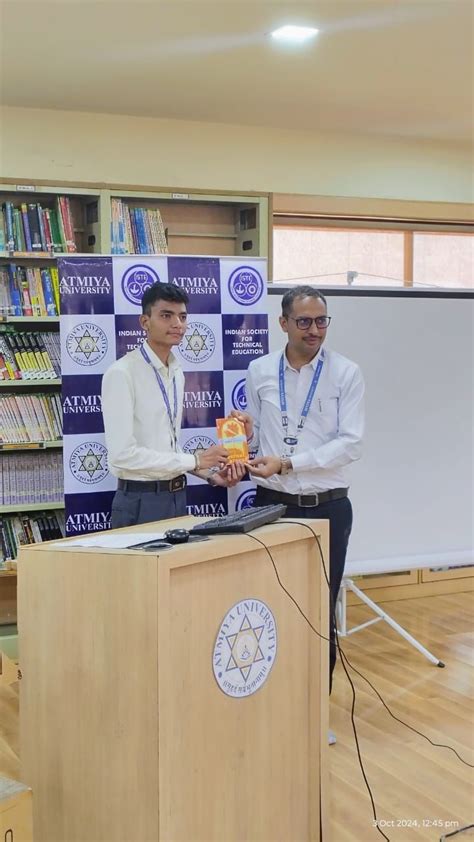 Shreyash Chauhan On Linkedin Gandhijayanti Atmiyauniversity Eventmanagement Nss Library