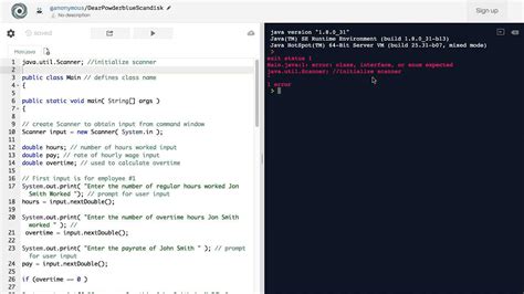 Understanding Class Interface Enum Or Record Expected