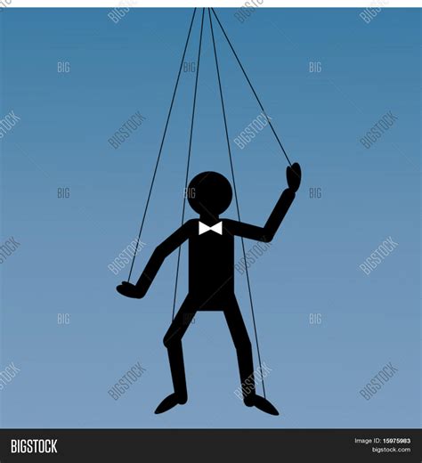 Puppet On String Vector Photo Free Trial Bigstock