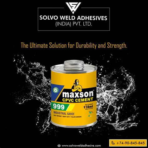 Kaivan Patel On Linkedin Solvoweld Maxson Maharashtra Gujarat Best Maxson Adhesives…