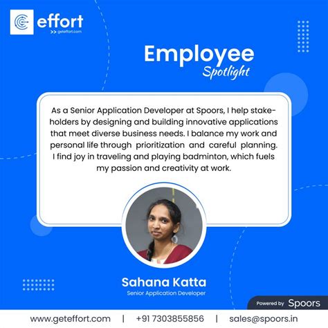spoors on linkedin effort nocode seniordeveloper