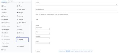 Square Payment Gateway For Formidable Integration ApiExperts