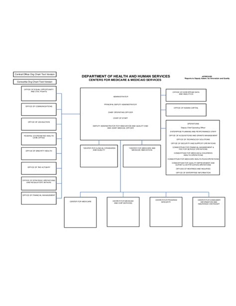 Medicare Organizational Structure Diagram Flowchart 4 Opport