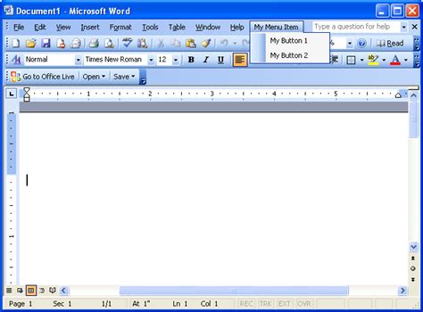 Office Live Add In And Word 2003 How To Make Them Coexist
