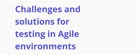 How Can Testers Best Adapt To Agile Testing Strategies And Overcome Challenges By Dale