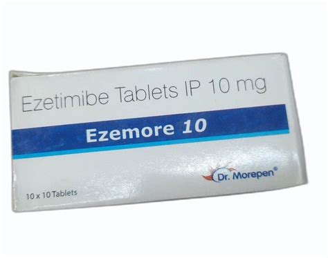 Ezetimibe 10 Mg Tablet 10x10 Tablets At ₹ 146 Stripe In Nagpur Id 2854591549788