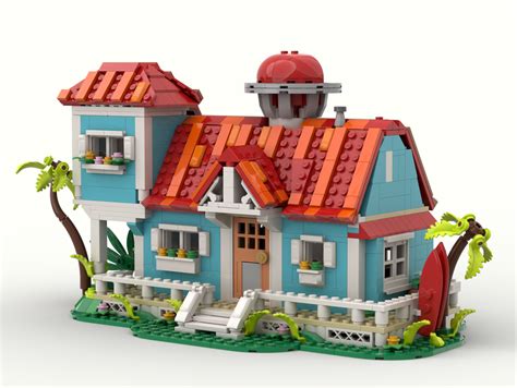 Lego Moc 215273 Lilo And Stitch House Enclosure Compatible With Set