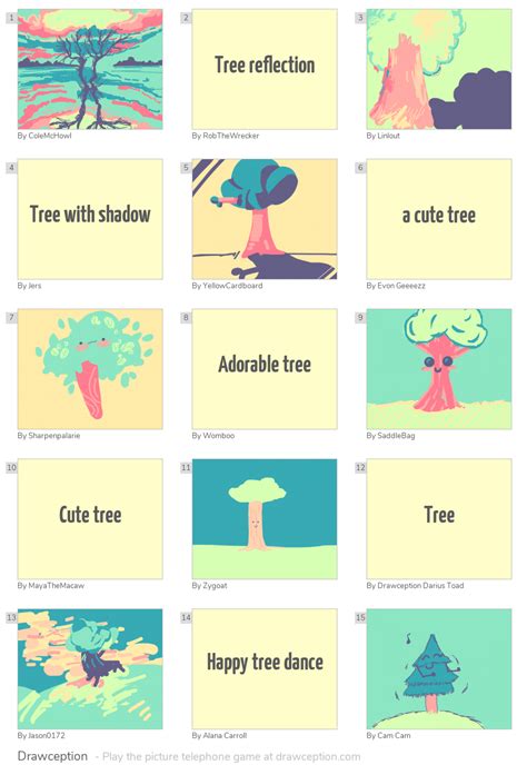 Tree Reflection Drawception