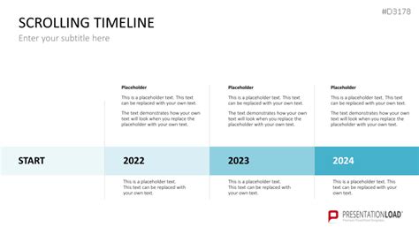 Scrolling Timeline Powerpoint Template
