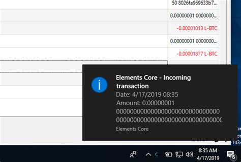 Incoming Tx Notification Shown For An Outgoing Transaction Issue 582 ElementsProject