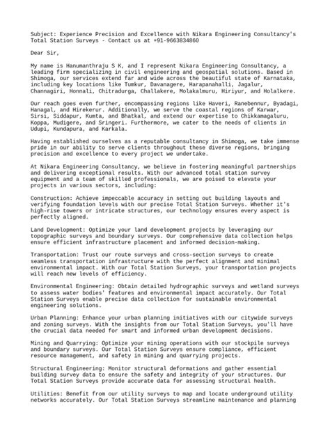 Mail Format Pdf Engineering Mining