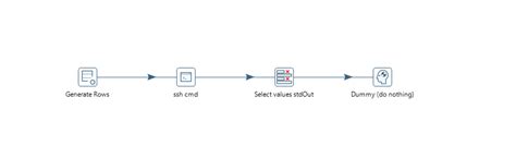 Pentaho Execute A Process Accessing Output Stack Overflow