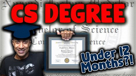 Wgu Computer Science Degree 2 Month Speed Run Most Efficient Online Cs Degree Youtube