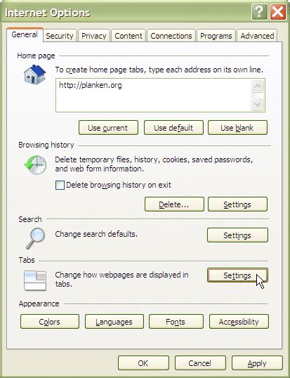 ie8 default new tab is annoying