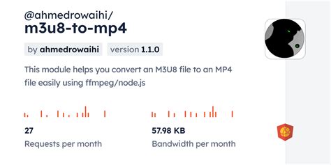 ahmedrowaihi m3u8 to mp4 cdn by jsdelivr a cdn for npm and github
