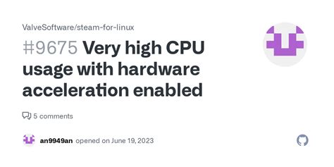 Very High Cpu Usage With Hardware Acceleration Enabled · Issue 9675