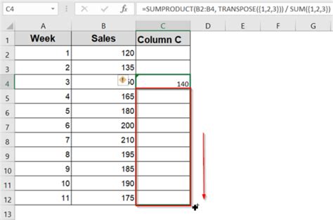 How To Calculate Weighted Moving Average In Excel Excel Insider
