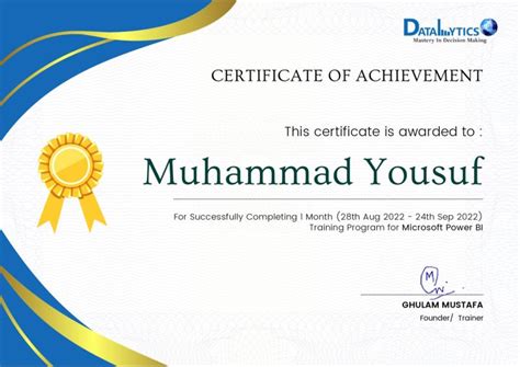 Muhammad Yousaf On Linkedin Powerbi Learning Certifications Microsoft Dataanalyst