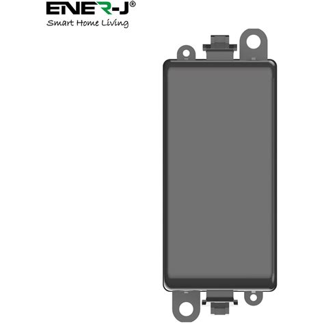 Ener J Eco Series Satin Chrome Wireless Kinetic Grid Switch Homebase