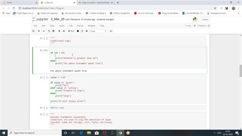Python Day 4 Video 3rd March 2020 Youtube