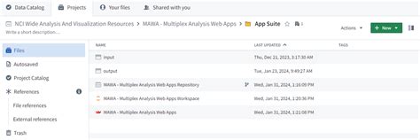 mawa workflow getting started multiplex analysis web apps