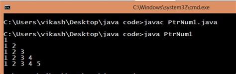 Write A Java Program To Print Following Pattern Let S Program