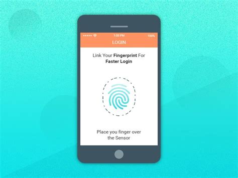 Fingerprint Login Fingerprint Login Design Login