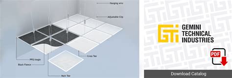 Exposed Lay In Ceiling System