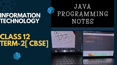 Class 12 Java Complete Notes Information Technology 802 Term