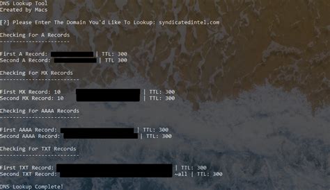 github m4cs dnshunter dns lookup tool to find dns records in python