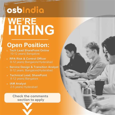 osbindia private limited on linkedin hiring hiringnow cfbr 13