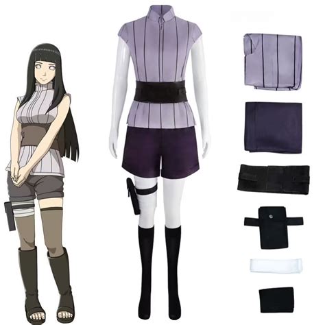 Hyuga Hinata Cosplay Costume For Adult Women Naruto Hinata Hyuga